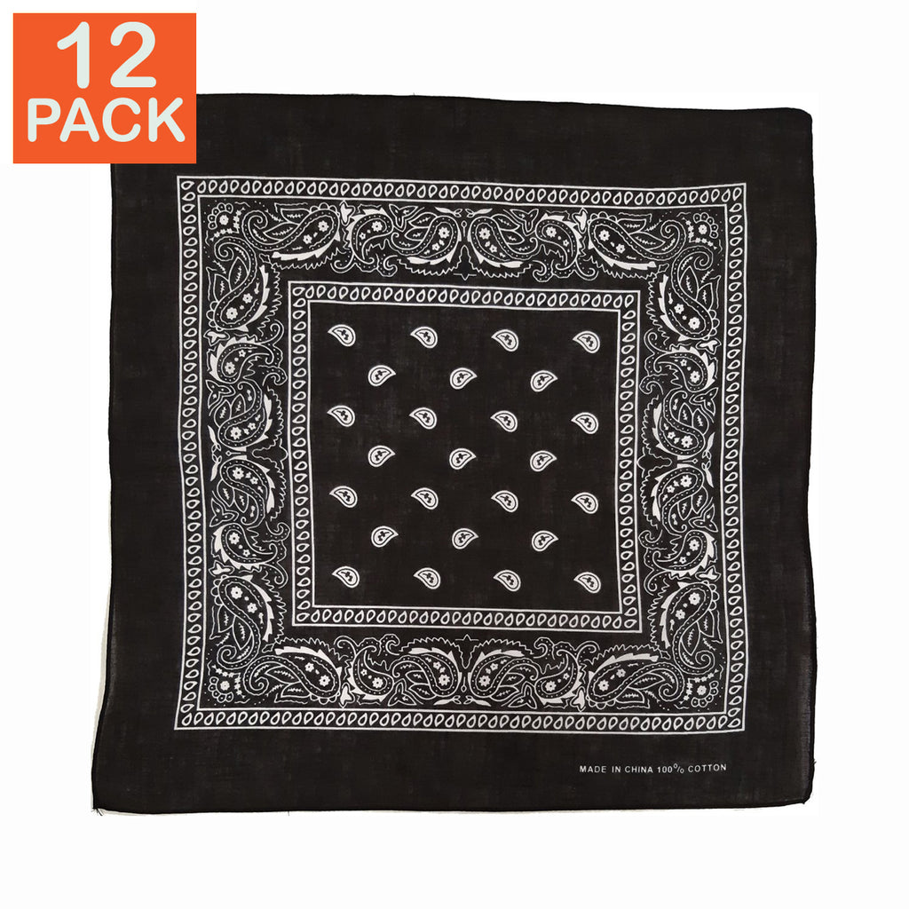 Red Paisley Bandanas | One Way Novelties (Canada) – One Way Novelties Inc.