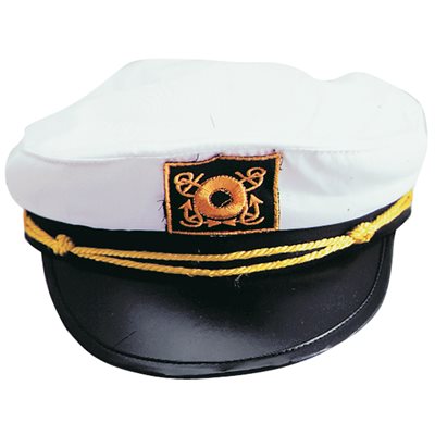 Yacht Hat: Ship Captain Costume Hat | One Way Novelties (Canada) – One ...