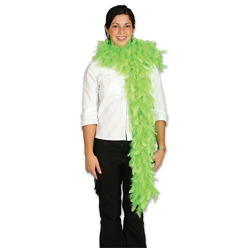 60g Neon Green Feather Boas | One Way Novelties (Canada) – One Way ...